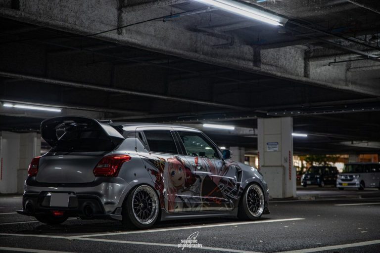 SUZUKI SWIFT SPORTS ZC33S × T-DEMAND PRO DAMPER スポーツ+生脚シャコタンのスイスポ誕生！！｜タイヤ&ホイール PIT BULL